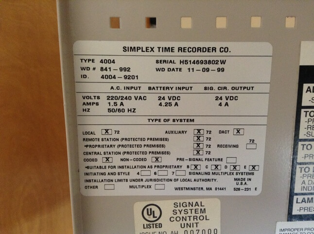 Simplex 4004-9201 - Fire Alarm Collection, Information, Pictures, and ...