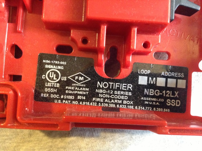 Notifier NBG-12LX - Fire Alarm Collection, Information, Pictures, and ...