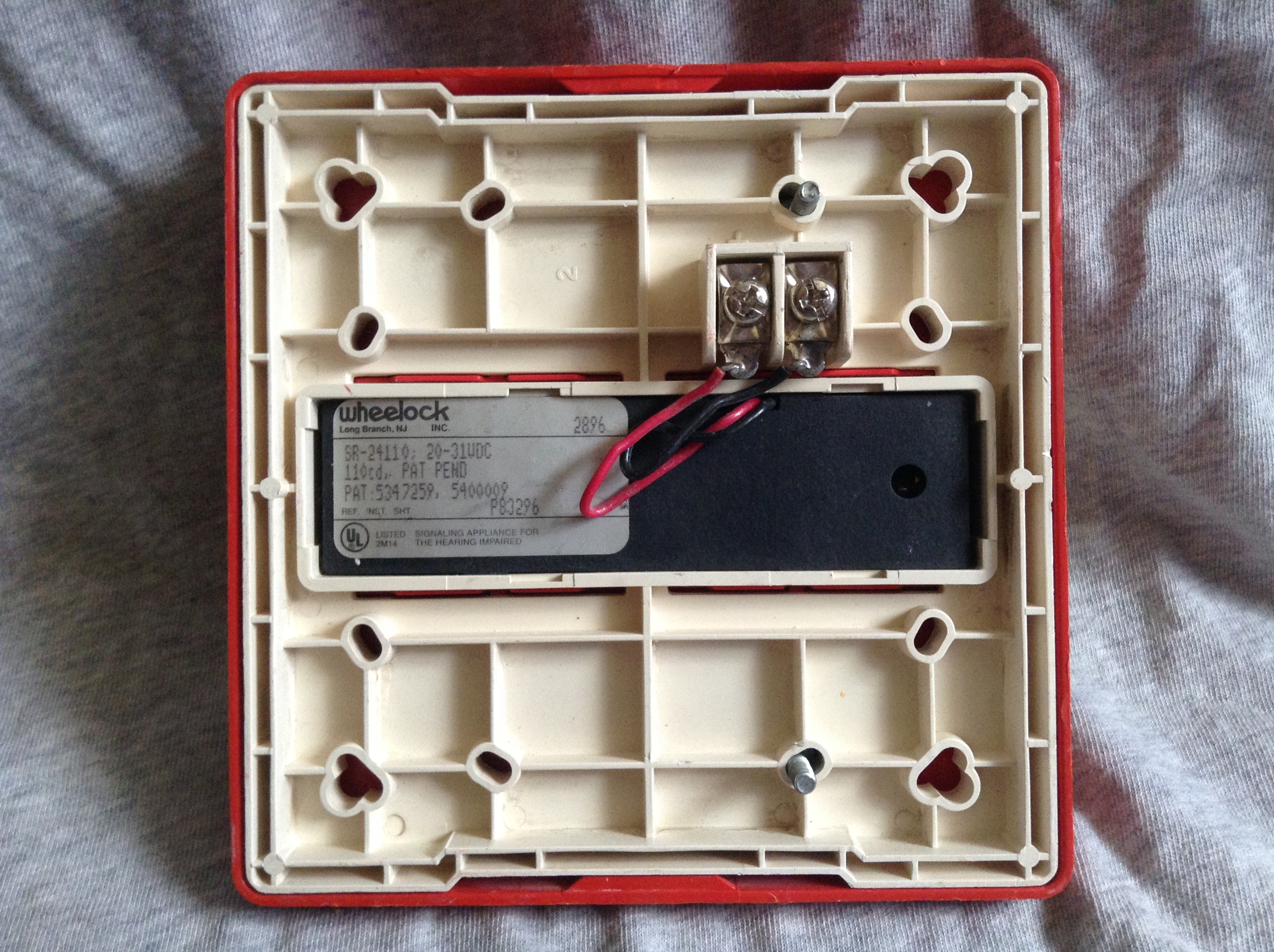 Wheelock SR-24110 - Fire Alarm Collection, Information, Pictures, and ...