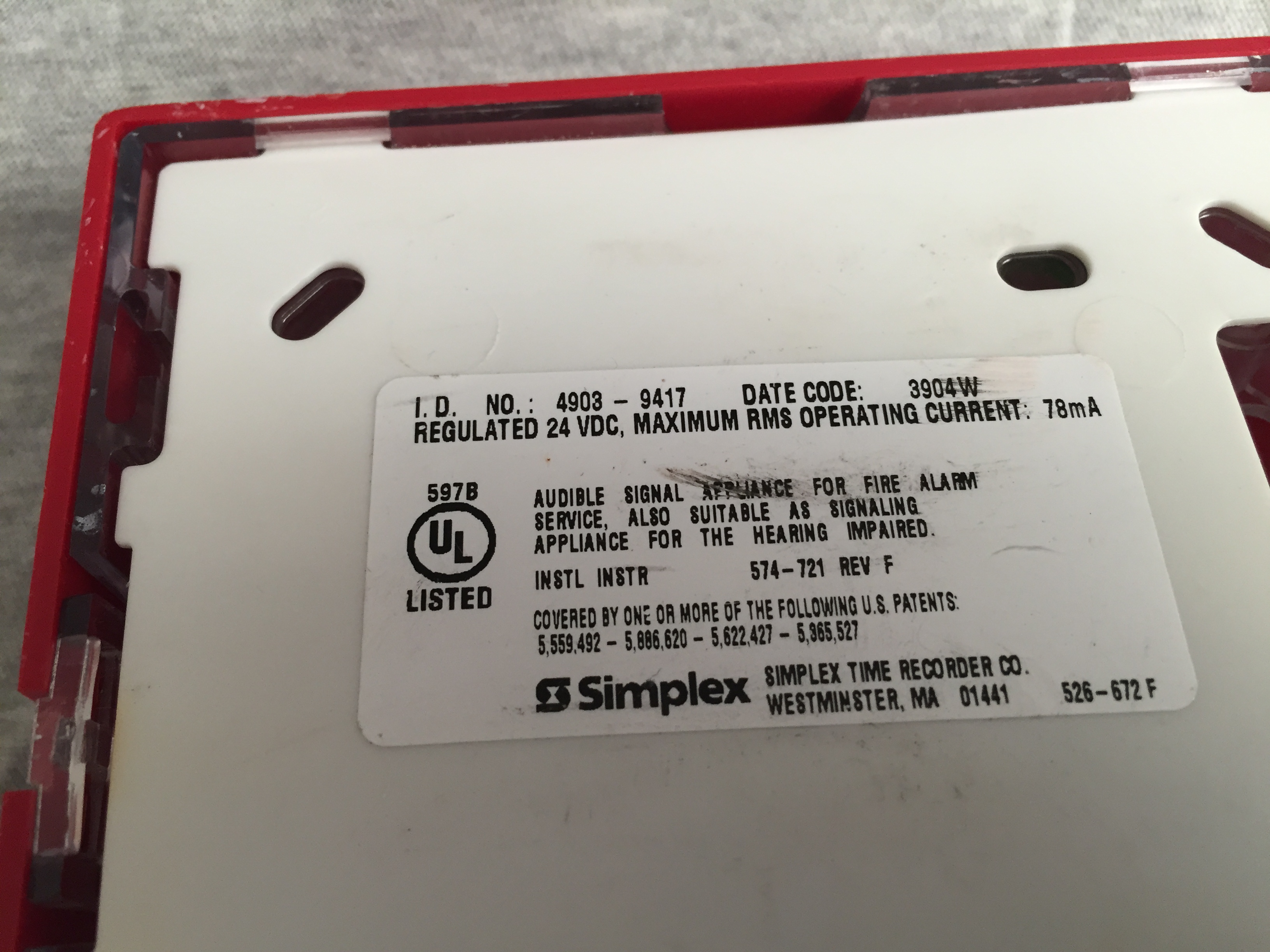 Simplex 4903-9417 - Fire Alarm Collection, Information, Pictures, and ...