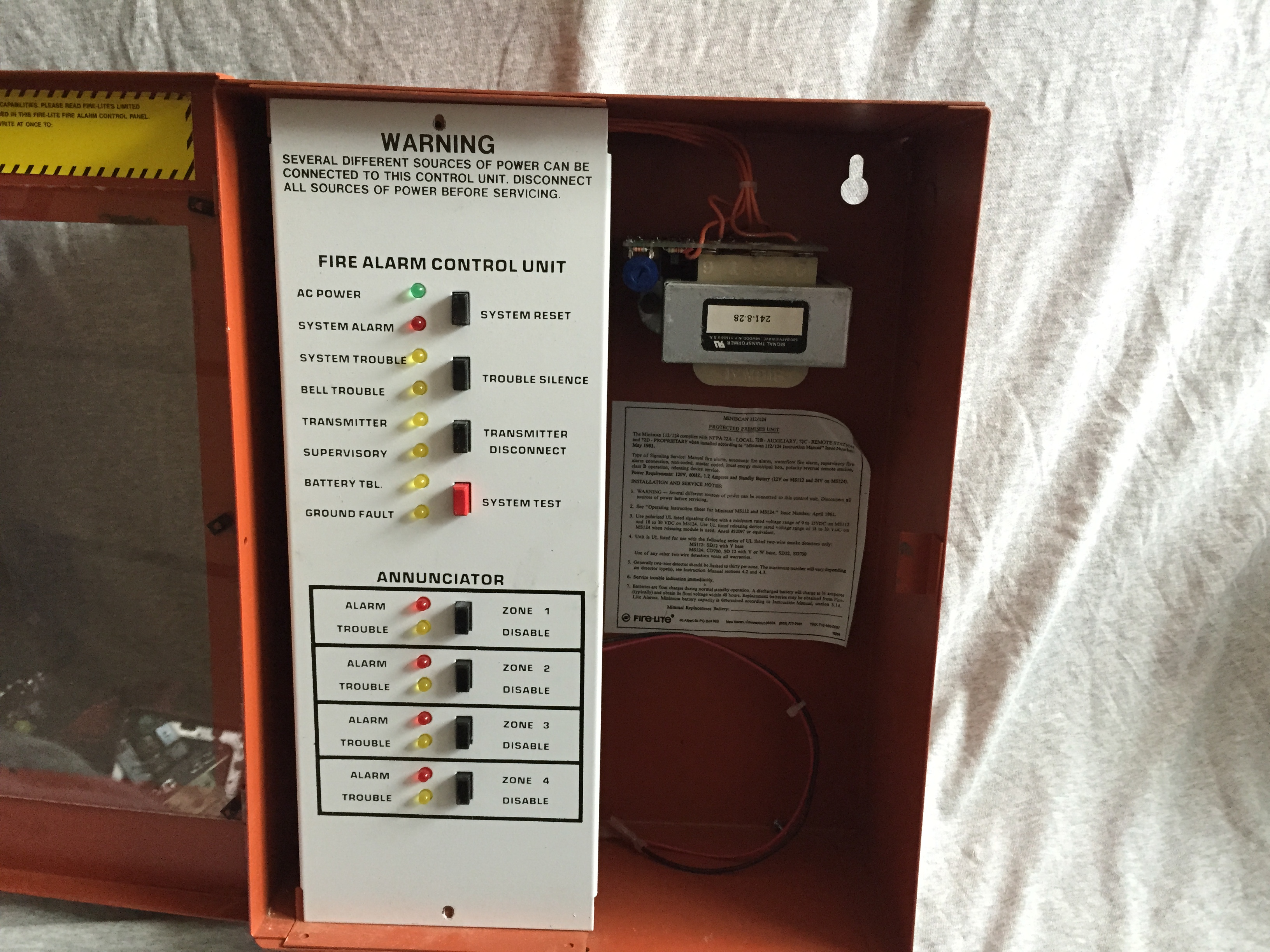 Fire-Lite Miniscan 112 – FireAlarms.tv - jjinc24/U8oL0's Fire Alarm ...