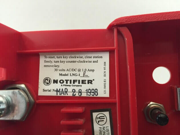 Notifier LNG-1R - FireAlarms.tv - jjinc24/U8oL0's Fire Alarm Collection ...