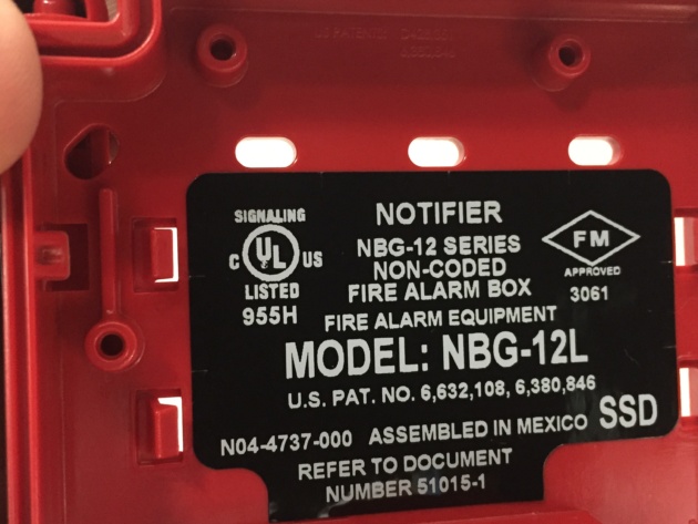 Notifier NBG-12L - FireAlarms.tv - jjinc24/U8oL0's Fire Alarm ...