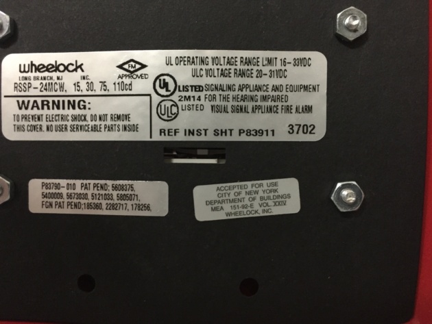 Wheelock RSSP-24MCW - FireAlarms.tv - jjinc24/U8oL0's Fire Alarm ...