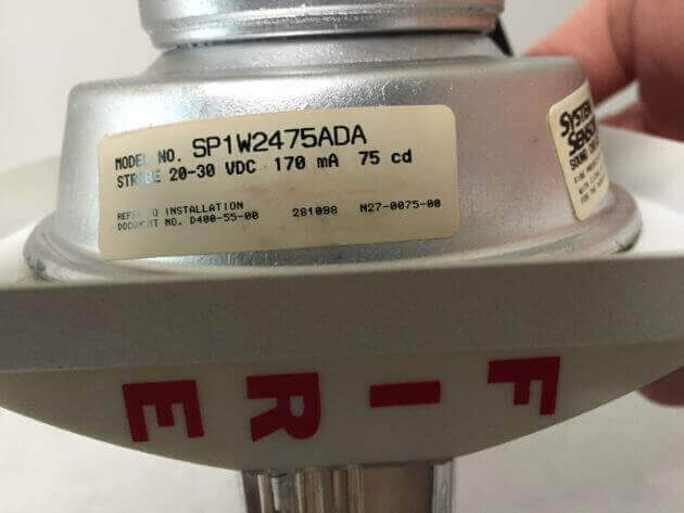 System Sensor SP1W2475ADA - FireAlarms.tv - jjinc24/U8oL0's Fire Alarm ...