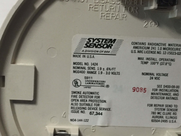 System Sensor 1424 - FireAlarms.tv - jjinc24/U8oL0's Fire Alarm ...